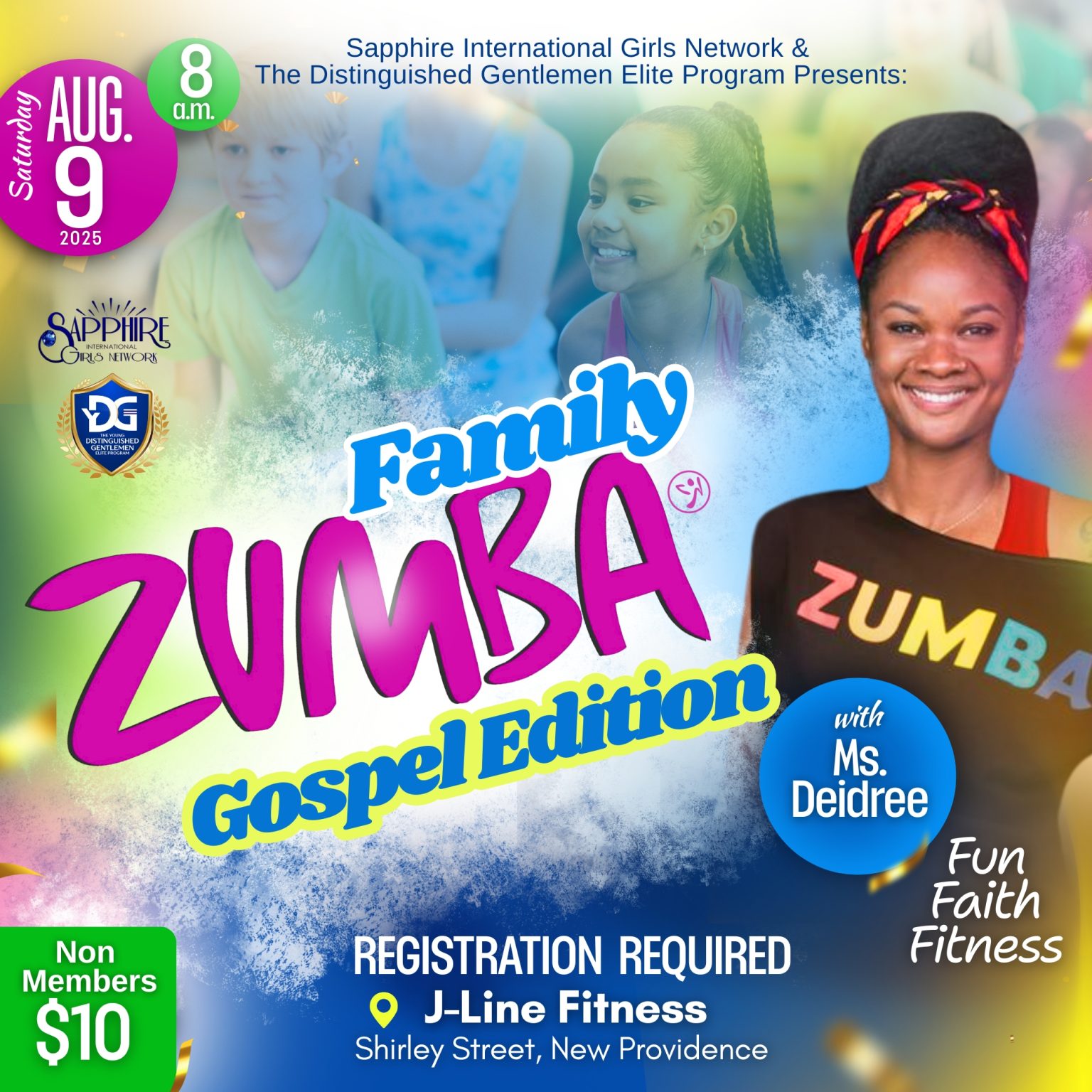 FAMILY ZUMBA – The Young Distinguished Gentlemen *Elite Program